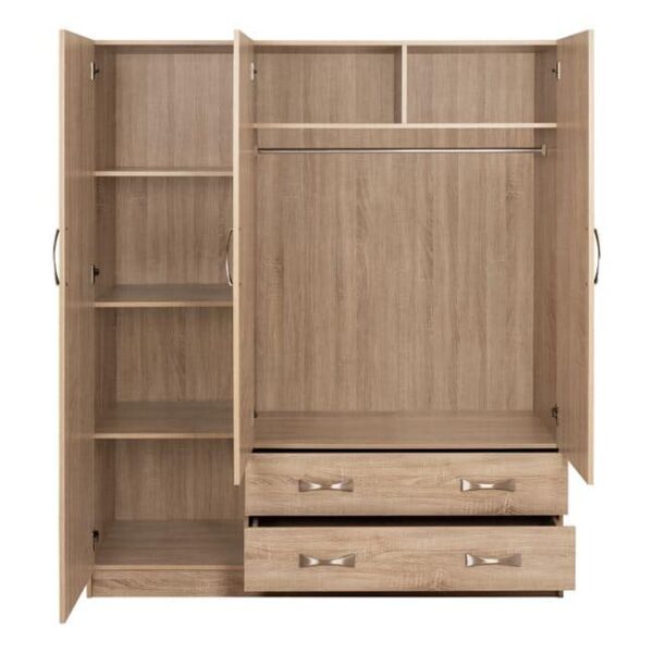 ΝΤΟΥΛΑΠΑ 3ΦΥΛΛΗ CARLY HM384.02 ΜΕ ΔΥΟ ΣΥΡΤΑΡΙΑ SONAMA 150X55Χ180Υεκ ...