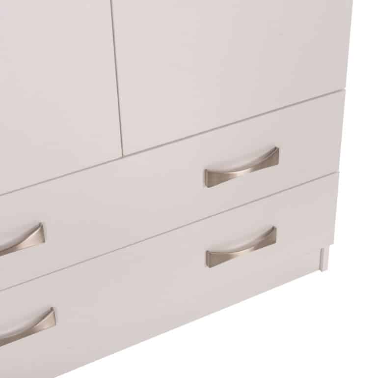 ΝΤΟΥΛΑΠΑ 3ΦΥΛΛΗ CARLY HM384.05 ΜΕ ΔΥΟ ΣΥΡΤΑΡΙΑ ΛΕΥΚΗ 150X55Χ180Υεκ ...